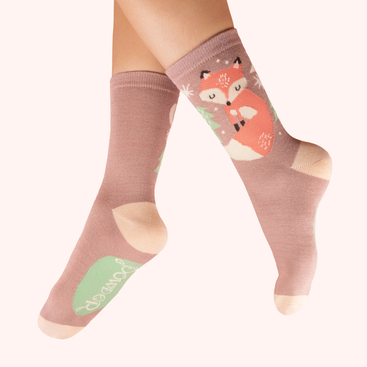 Powder Mocha Sandi Fox Ankle Socks – Jewella